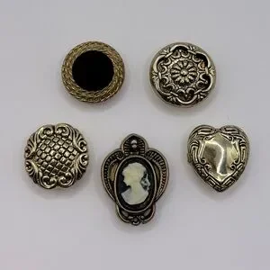 Vintage | Accessories | Vintage Antique Style Plastic Button Covers ...